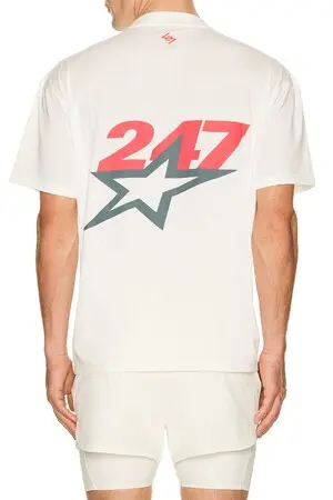 247 BY REPRESENT Team Star Print Oversized T-shirt