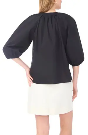 Vince Camuto Raglan Puff-sleeve Top