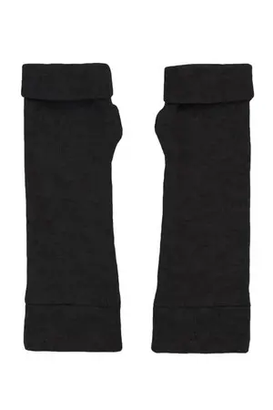 CELTIC & CO. Cashmere Fingerless Gloves - Black