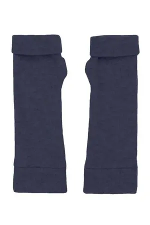 CELTIC & CO. Cashmere Fingerless Gloves Navy