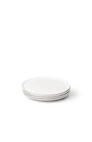 FABLE HOME Dessert Plates Speckled White