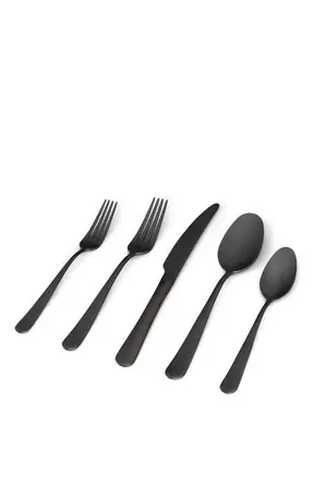 FABLE HOME Flatware Set Matte Black