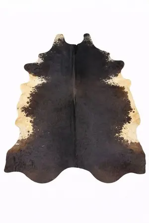 RHACAM Eco Hides Rh Rugs Frances Cowhide Rug 7'11" X 6'8" - Brown Speckled