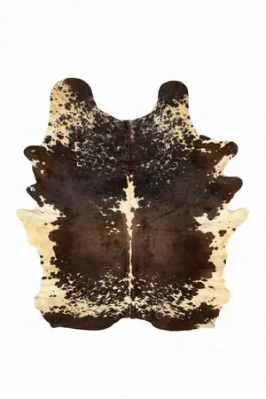 RHACAM Eco Hides Rh Rugs Frances Cowhide Rug 8'7" × 6'8" - Brown Speckled