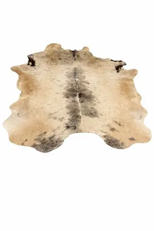 RHACAM Eco Hides Rh Rugs Madeleine Cowhide Rug 7'4" × 6'7" - Beige And White