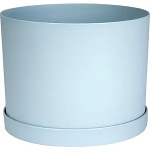 BLOEM Misty Mathers Planter With Saucer Tray 6 Inch - Blue