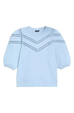 Rails Adrai Lace Trim Sweatshirt