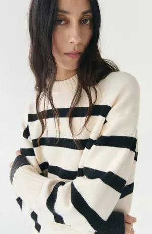 Mango Castello Stripe Sweater