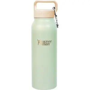 HEALTHY HUMAN Stainless Steel Water Bottle Double Walled - Green