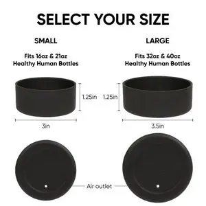 HEALTHY HUMAN Protective Silicone Bumper Boots For Bottle