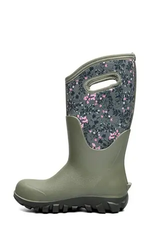 Bogs Classic Seamless Tall Rain Boot - Olive Multi