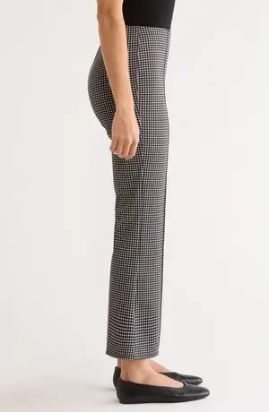Rails Auray Gingham Pleated Front Pants