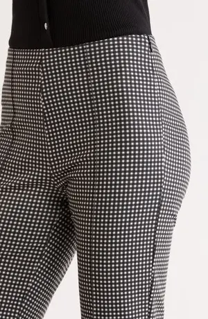 Rails Auray Gingham Pleated Front Pants