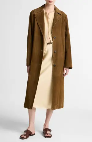 Women's Long Suede Coats