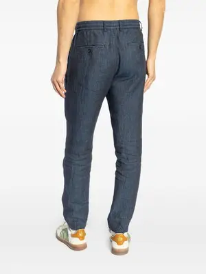 Paul & Shark Linen Trousers - Blue