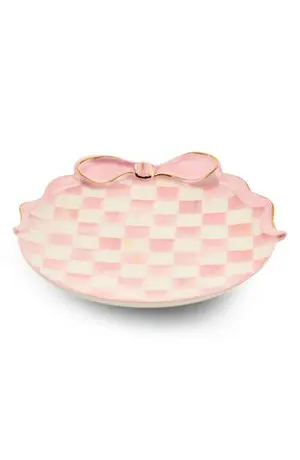 MACKENZIE-CHILDS It's All About The Bow Trinket Tray