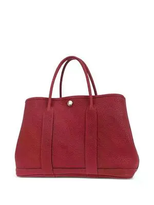 Hermès 2015 30 Tpm Garden Party Leather Tote Bag - Red