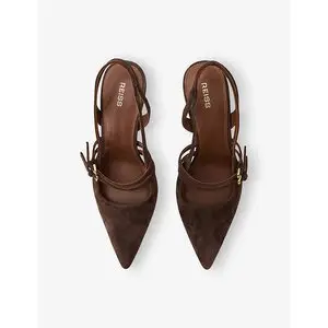 REISS Beatrice Suede Courts
