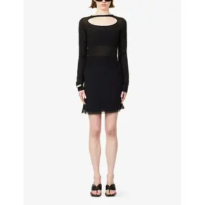 Rick Owens Bias-cut Mini Skirt