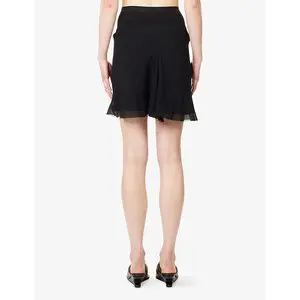 Rick Owens Bias-cut Mini Skirt