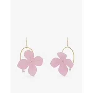 Marni 24ct Gold-plated Flower Earrings - 00y11
