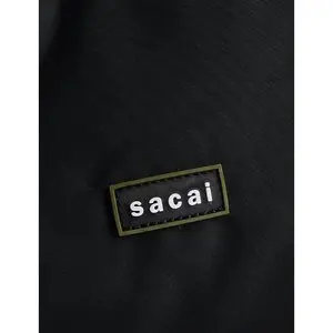 Sacai Pocket Large Woven Tote Bag
