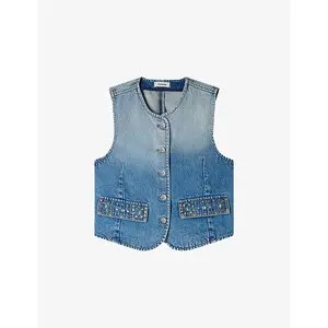 Sandro Denim Vests For Women