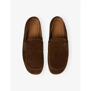 Sandro Penny-front Suede Loafers