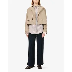 Rag & Bone Cropped Cotton Trench Coat