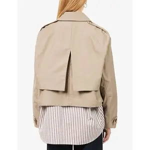 Rag & Bone Cropped Cotton Trench Coat