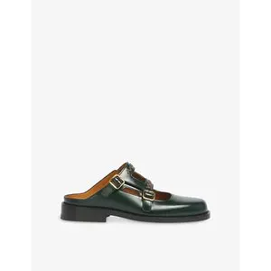 Marni Leather Mule Loafers