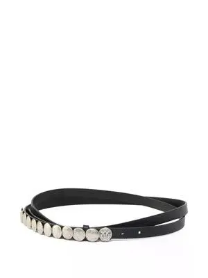 Pinko Studded Lambskin Belt