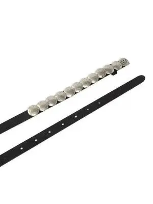 Pinko Studded Lambskin Belt
