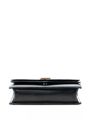Saint Laurent 2018 Medium Leather Monogram Sulpice Crossbody Bag - Black