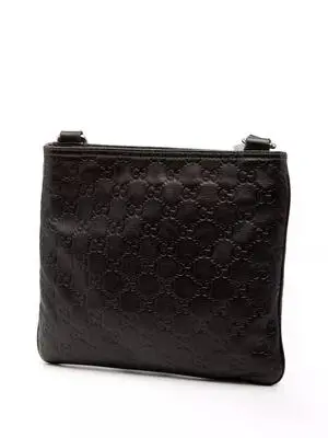 Gucci 2000-2015 Ssima Crossbody Bag - Brown