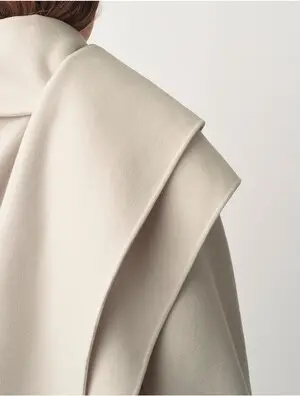 Calvin Klein Double-faced Wool And Cashmere Draped Coat