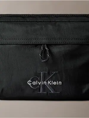 Calvin Klein Monologo Camera Bag - Black