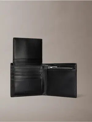 Calvin Klein Raised Logo Bifold Wallet With Card Case