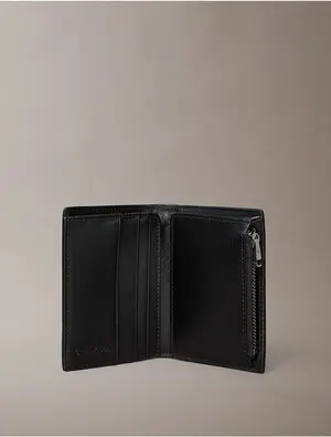 Calvin Klein Embossed Monogram Bifold Wallet With Coin Pouch