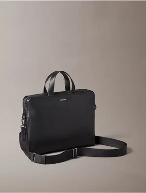 Calvin Klein Emblem Logo Commuter Bag