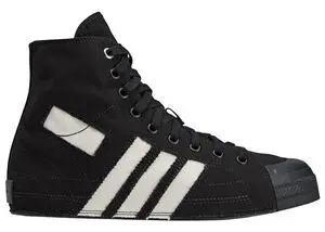 Adidas Y-3 Nizza Hi Cut Out Sneakers - Black/off White