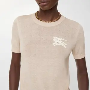Burberry Ekd Wool Cotton Top