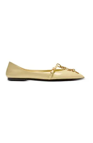 Balmain Sync Ballet Flats - Yellow