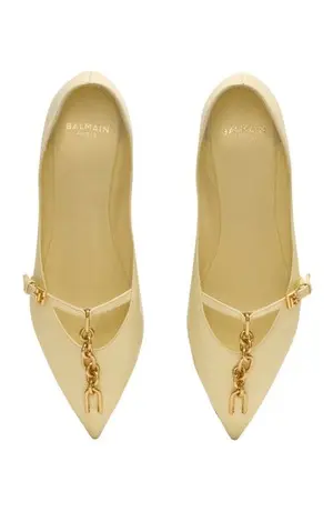 Balmain Sync Ballet Flats - Yellow