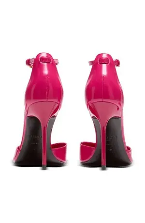 Balmain Sync Patent Leather Stilettos - Pink
