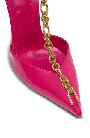 Balmain Sync Patent Leather Stilettos - Pink