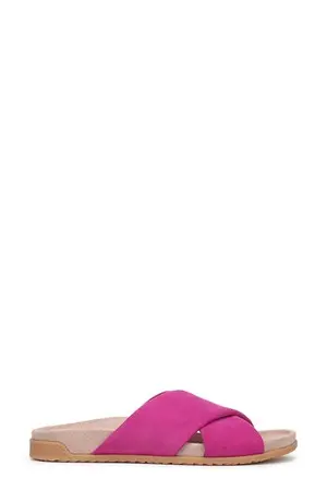 Vionic Etna Crossover Slide Sandal - Rose Violet