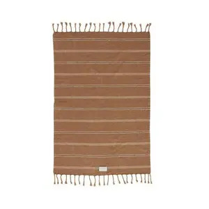 OYOY Kyoto Guest Towel - Dark Caramel