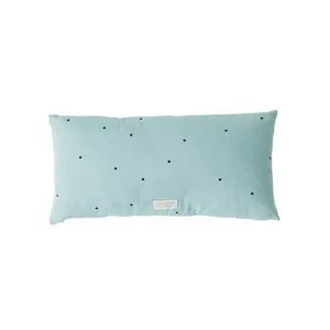 OYOY Kyoto Dot Cushion Long - Dusty Blue