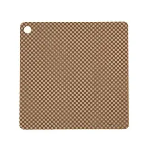 OYOY Placemat Checkerpack Of 2 - Camel